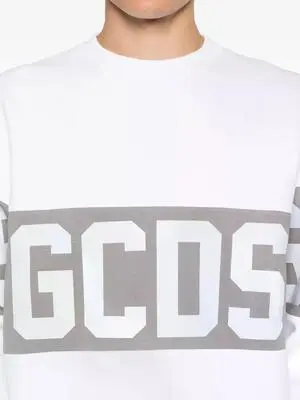 Gcds Logo-print Sweatshirt - White