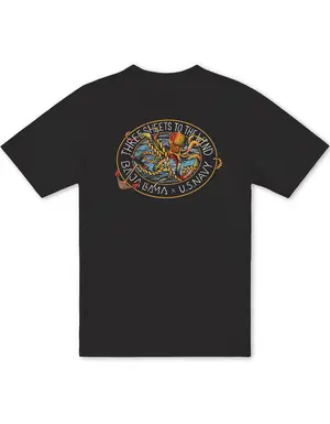 BAJA LLAMA Sailor Stories Octopus Primo Graphic Tee - Black