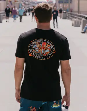 BAJA LLAMA Sailor Stories Octopus Primo Graphic Tee