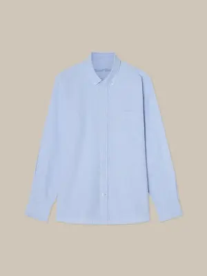 Robert Talbott Harrison Button Down Oxford Shirt - Light Blue