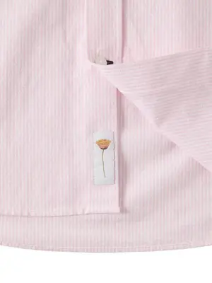 Robert Talbott Harrison Button Down Oxford Shirt - Pink Stripe