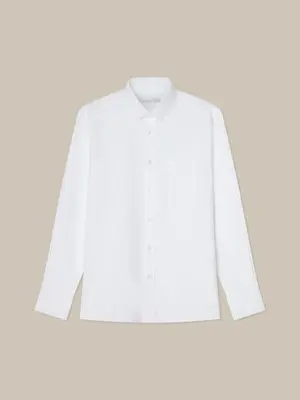Robert Talbott Harrison Button Down Oxford Shirt - White