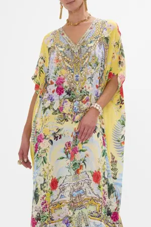 Camilla Slim Fit Kaftan With Split
