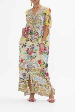 Camilla Slim Fit Kaftan With Split