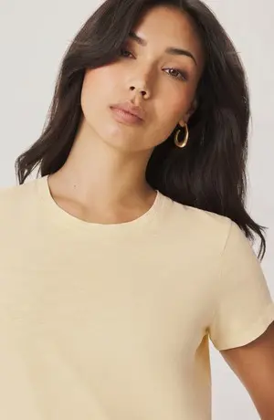 Splendid Lousia Short Sleeve T-shirt - Honeysuckle Beige