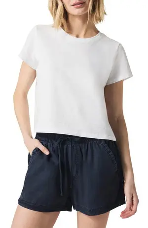 Splendid Louisa Short Sleeve T-shirt - White