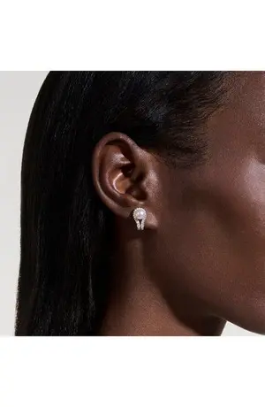 John Hardy Pearl And Diamond Earrings - Silver