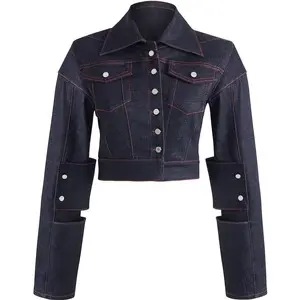 JENDUE Davidson Cross Jacket - Deep Blue
