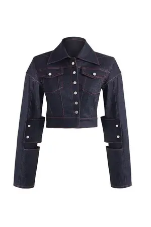 JENDUE Davidson Cross Jacket - Ecru