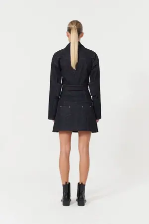 JENDUE Davidson Cross Jacket - Ecru