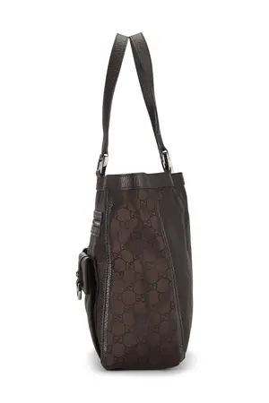 Gucci Gg Nylon Abbey Pocket Tote