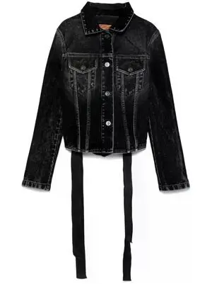 Balenciaga Lace-up Denim Jacket