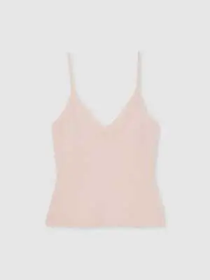 REISS Lucy Lyocell-blend Knitted Vest