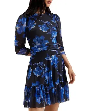 Ted Baker London Carmall Gathered Mini Dress