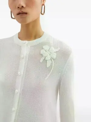 JIL SANDER Embroidered Cardigan