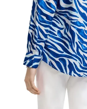 Foxcroft Zoey Tonal Zebra Shirt