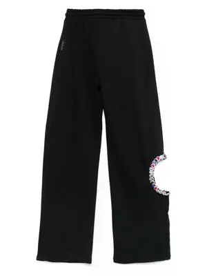 LOULOU Rhinestone-embellished Track Pants