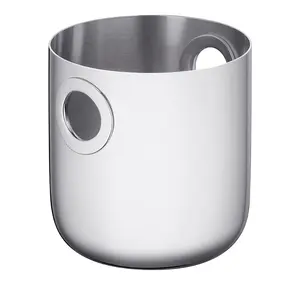 Christofle Oh De Stainless Steel Ice Bucket - Silver