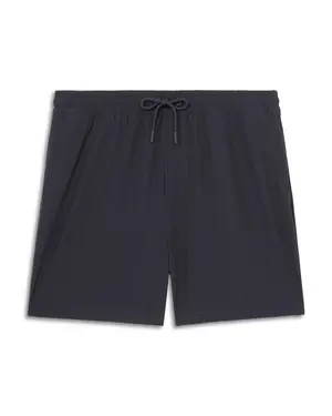 REISS Cliff Plain 4.9" Swim Shorts - Navy