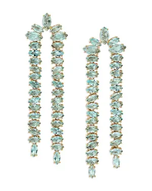 Nadri Palm Springs Stone Drop Earrings - Blue