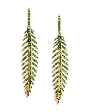 NADRI Nadri Palm Springs Leaf Drop Earrings