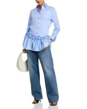 Rokh Ruffled Tunic Shirt