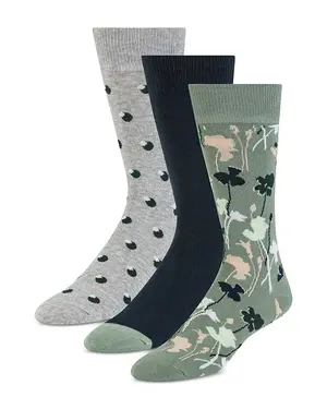 Ted Baker London Crew Socks Pack Of 3 - Green