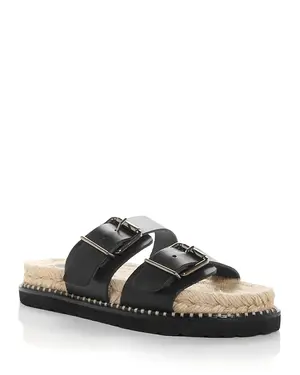 CastaÑer Ter Espadrille Slide Sandals - Negro