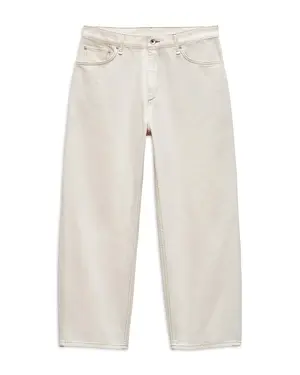 Rag & Bone Rbbaggy Authentic Rigid Jeans - Ecru
