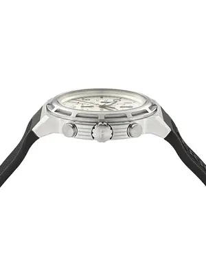FERRAGAMO Sport Chronograph, 44mm - Silver/black