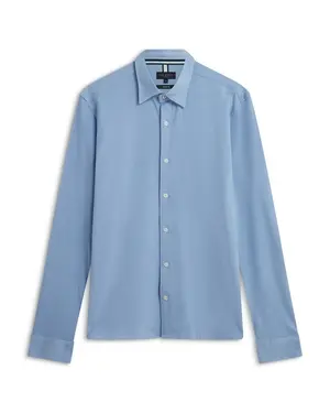 Ted Baker London Luckey Button Front Shirt - Blue