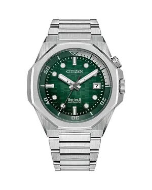 Citizen Series 8 43mm Watch - Green/silver