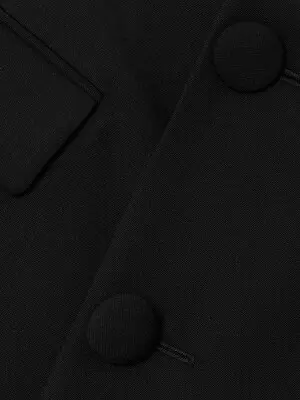 Balmain Wrap-effect Wool Shorts