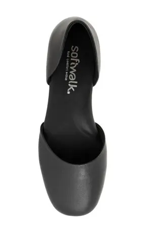 Softwalk Kamari D'orsay Flat - Black