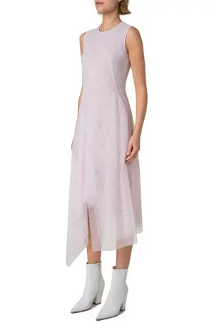 Akris Sleeveless Tulle Dress