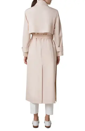 Akris Haider Silk Taffeta Trench Coat
