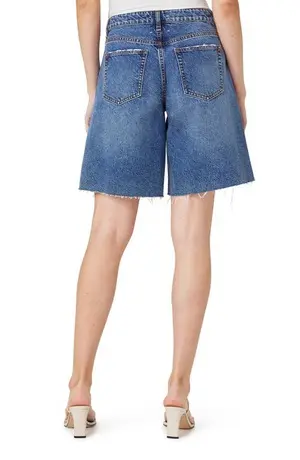 Habitual Easy Long Cutoff Denim Shorts