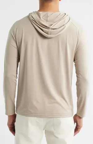 FAIR HARBOR Seabreeze Performance Pullover Hoodie - Sand
