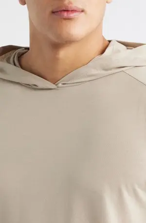 FAIR HARBOR Seabreeze Performance Pullover Hoodie - Sand