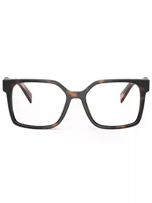Prada Square-frame Glasses - Brown