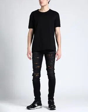 Amiri Slim Fit Distressed Jeans - Black