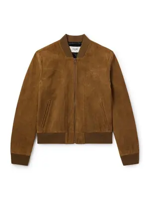 Men's Suede Bomber Jackets
