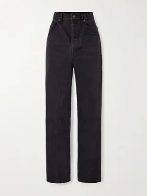 Saint Laurent High-rise Tapered Jeans