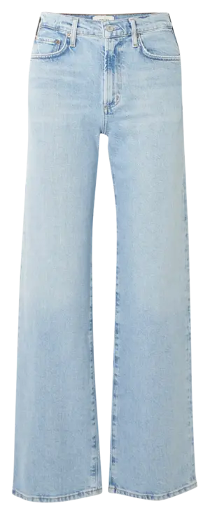 AGOLDE Harper Mid-rise Straight-leg Jeans - Blue