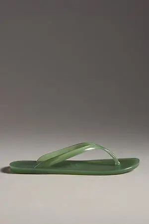 Jeffrey Campbell Beach Jelly Flip Flops - Khaki