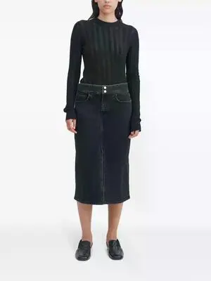 Filippa K Trucker Denim Skirt