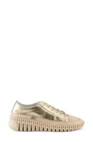 SPRING STEP SHOES Surana Leather Sneakers - Gold