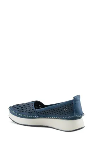 SPRING STEP SHOES Emerson Platform Loafer - Blue