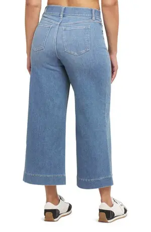 Spanx Everywear Cropped Wide Leg Jeans