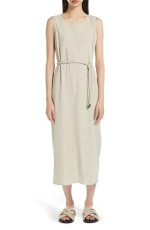 MM BY MAX MARA Mm Global Tie Waist Sleeveless Maxi Dress